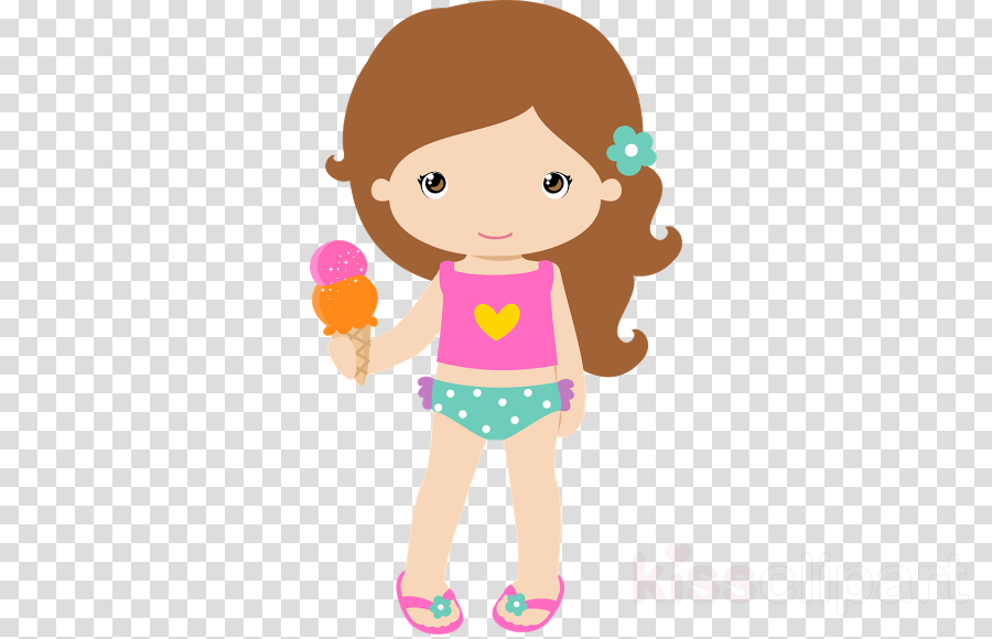 Download Girl Beach Clipart Beach Clip Art - Pool Party Girl Png - HD ...