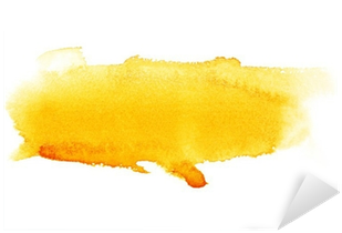Yellow Watercolor Brush Stroke Png, png, transparent png | PNG.ToolXoX.com