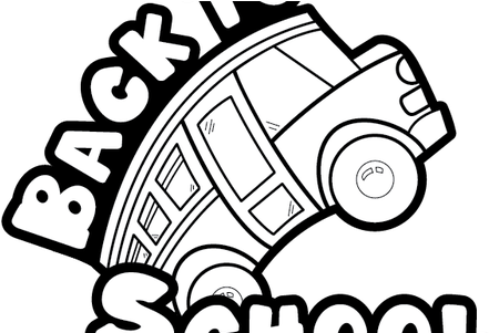 Back To School Clipart Black And White