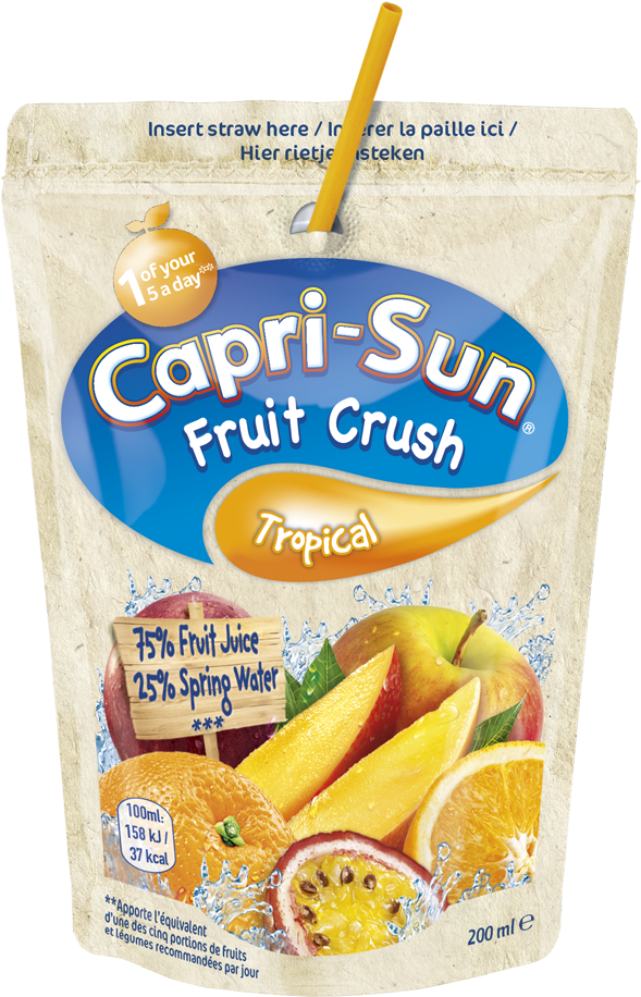 Download HD Fruit Crush De Capri-sun - Capri Sun Fruit Crush Tropical 5 ...