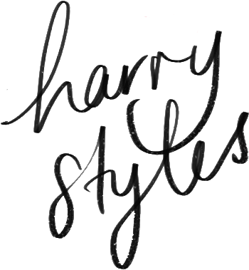 Harry Styles Signature Transparent