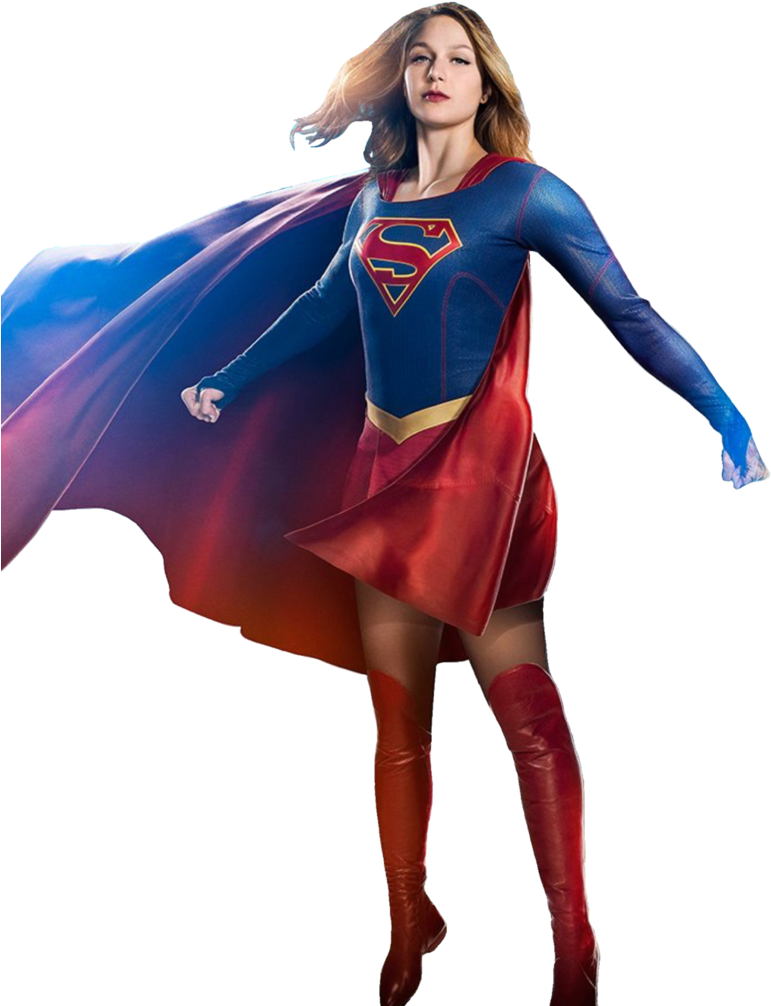 Download Action Supergirl Png Download Image - Cw Crossover Invasion ...