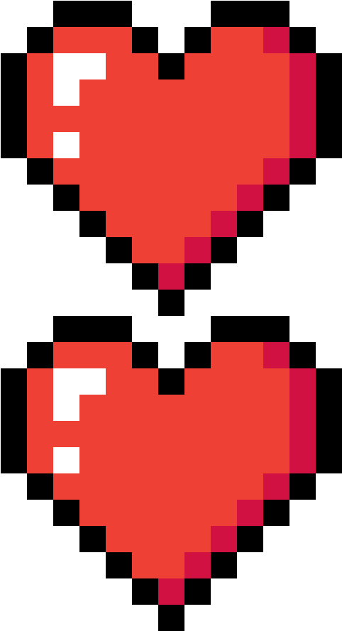 Download Minecraft Hearts - Top Couple Shirt Design For Valentines - HD ...