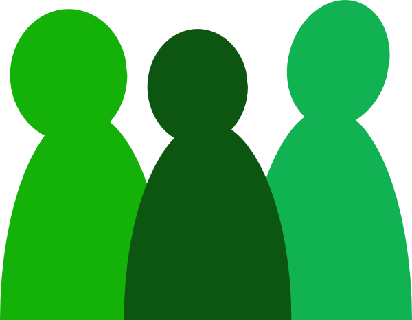 Download HD Crowd Of People Clipart - Three People Clipart Transparent ...