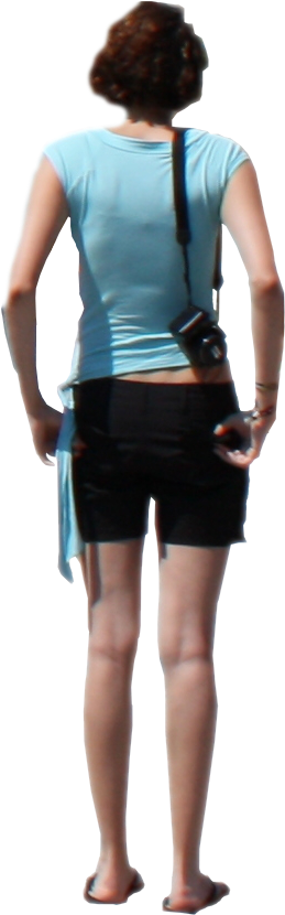 Download HD People Standing Back - People Standing Back Png Transparent ...