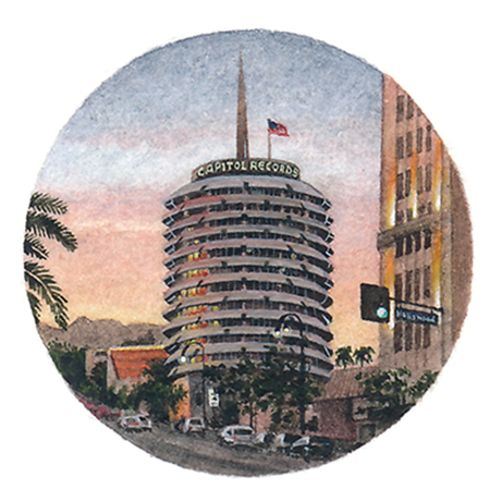 Download Capitol Records Building - HD Transparent PNG - NicePNG.com