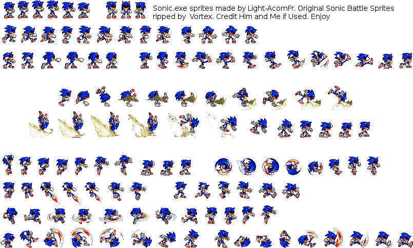 Download This Sonic Exe Sprite - Sonic Exe Spirits Of Hell Sprites - HD ...