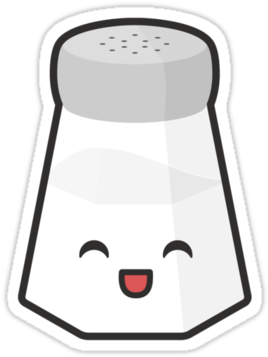 Download HD "cute Salt Shaker" Stickers By Cute Recipes - Illustration ...