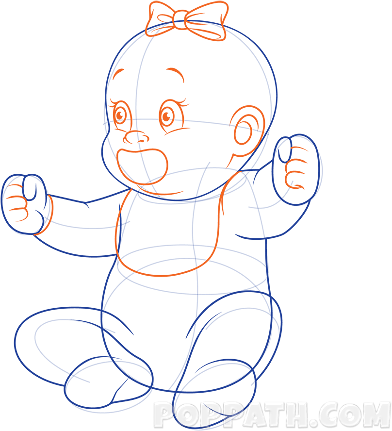 Download Baby Body Drawing At Getdrawings - Infant - HD Transparent PNG ...