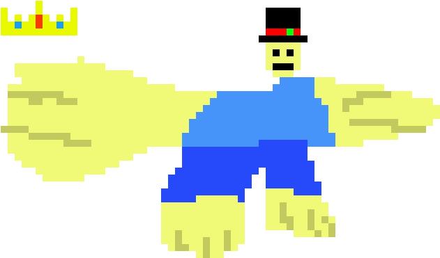 Download Really Fat Guy With A Crown - Pixel Art - HD Transparent PNG ...