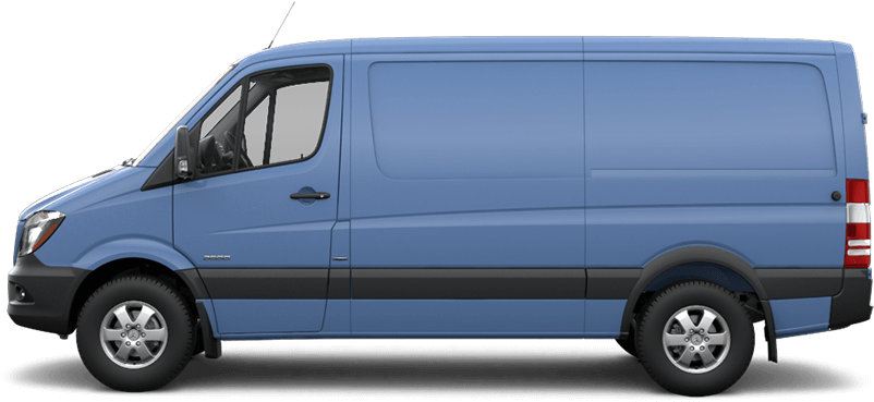 Download HD Brilliant Blue - Blue Sprinter Van Transparent PNG Image ...