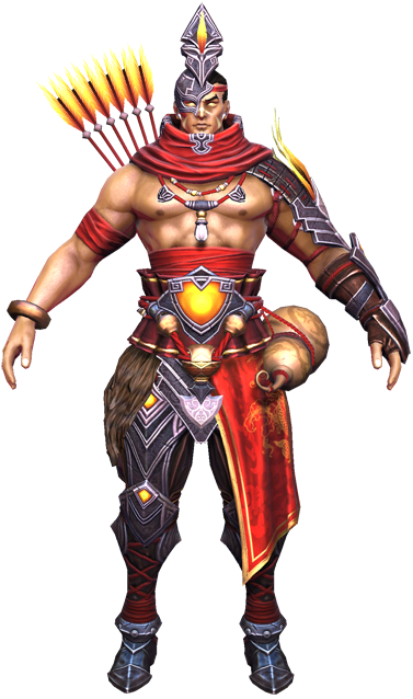 Download HD Houyi-turntable - Smite Hou Yi Png Transparent PNG Image ...