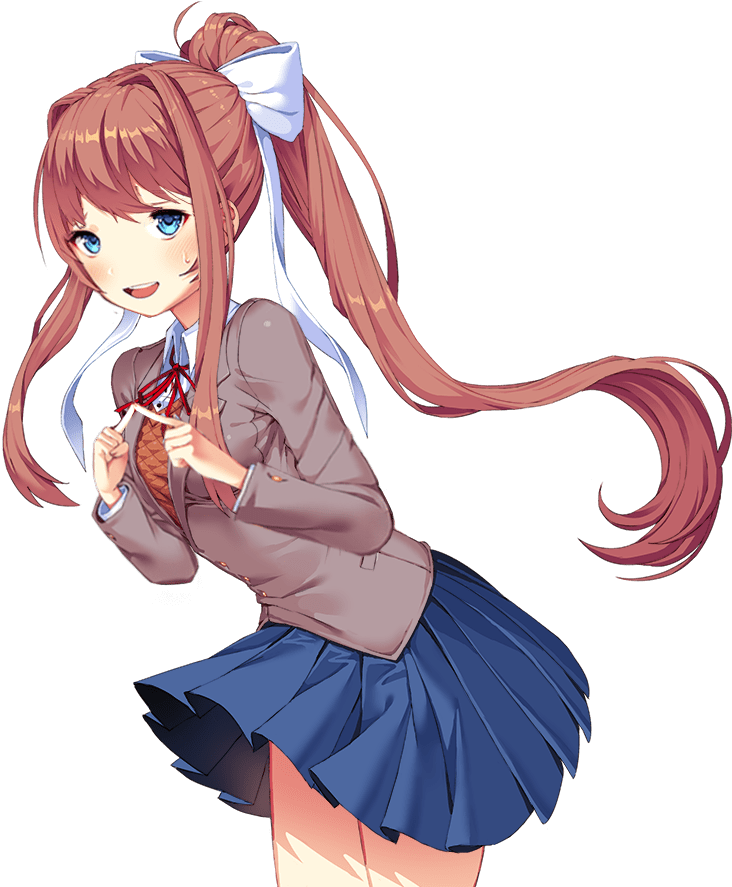 Download Ddlc Sayori Sprites All - HD Transparent PNG - NicePNG.com
