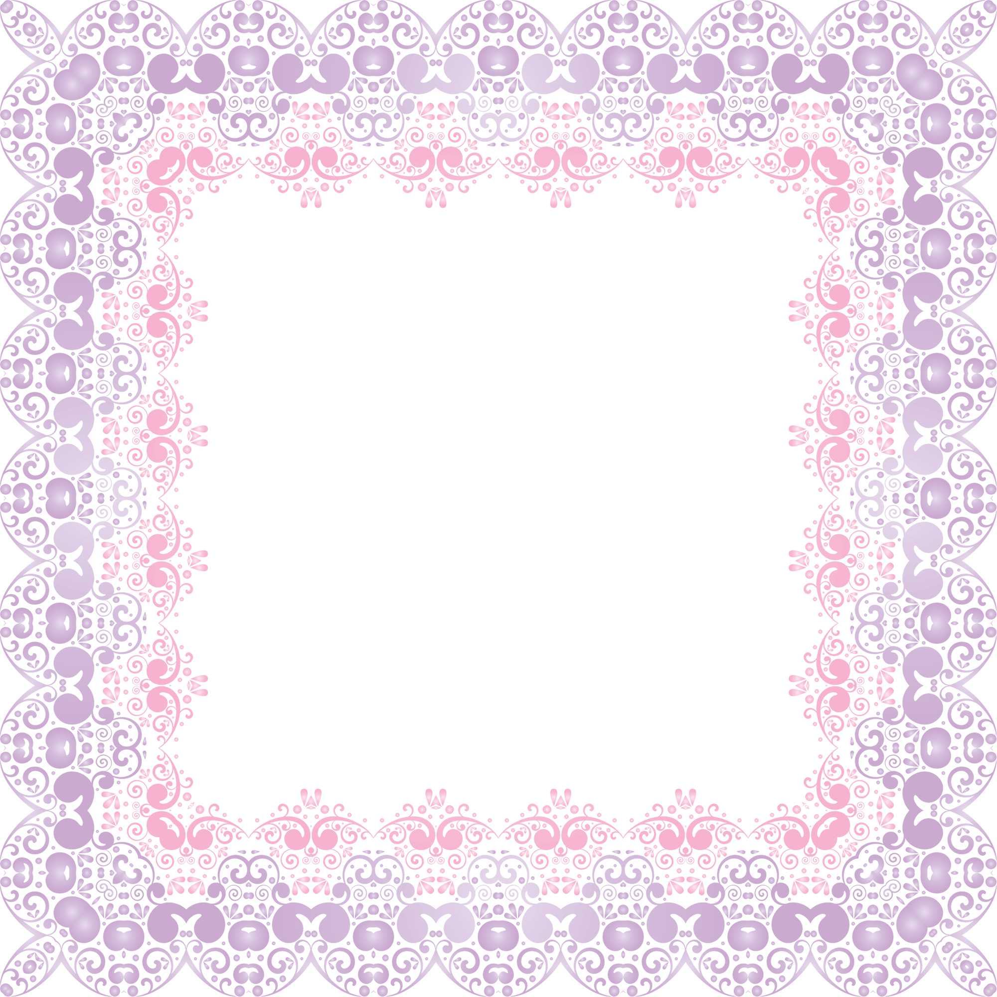 Download HD Square Lace Frame Transparent PNG Image - NicePNG.com