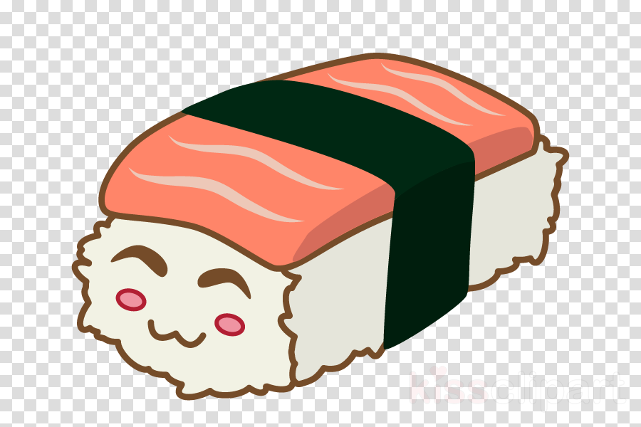 Download Cute Sushi Transparent Clipart Sushi Japanese Cuisine - HD ...