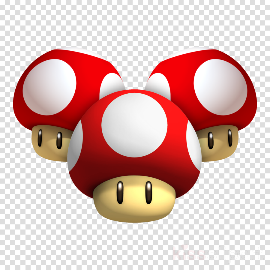 Download HD Mario Kart Mushrooms Clipart Mario Bros Transparent PNG ...