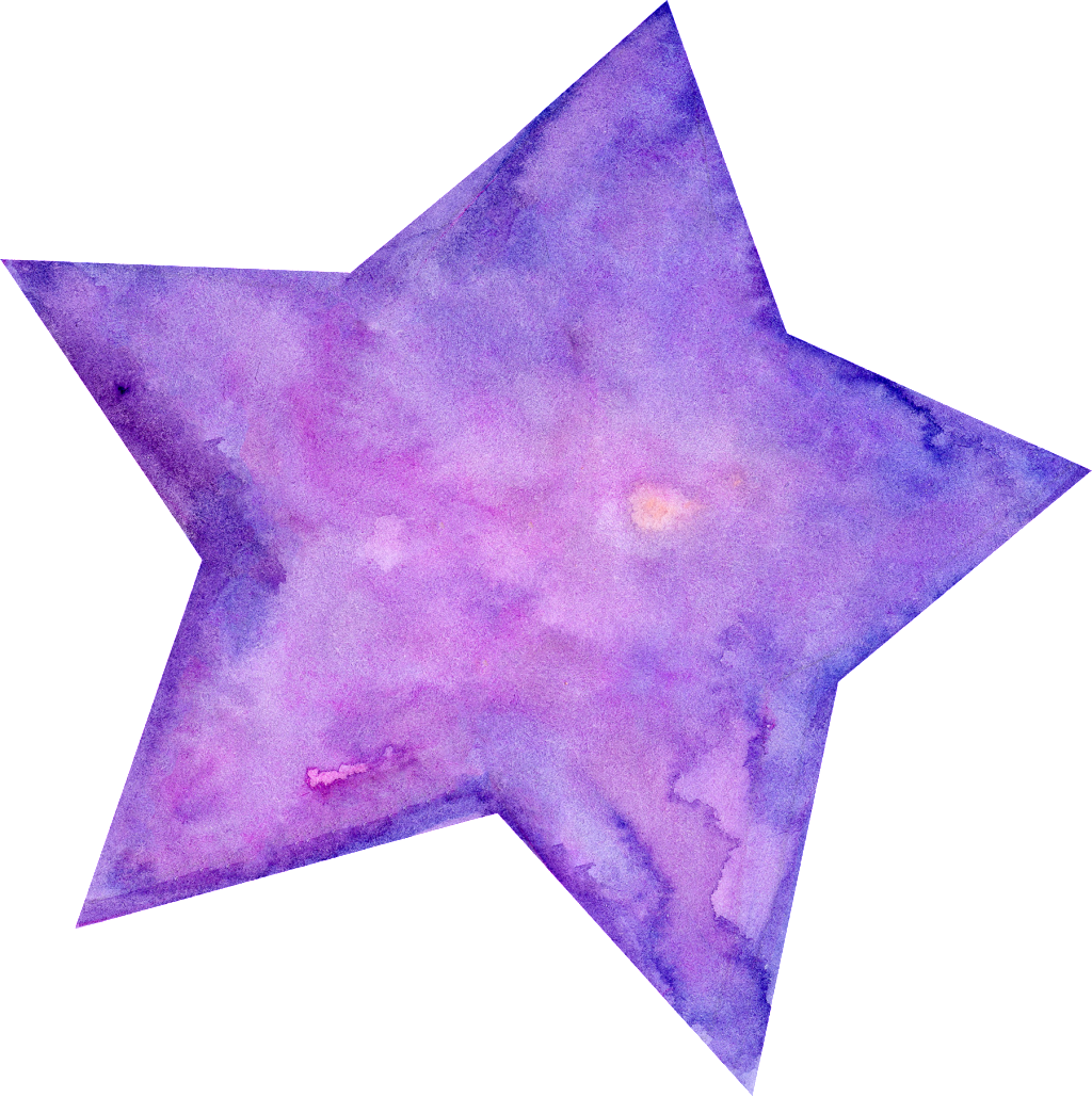 Download Hand Painted Cartoon Five Pointed Star Png Transparent - Oil ...