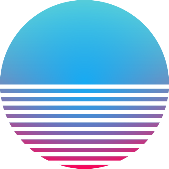 Download Png Free Library Retro Wave Blue By - Retro Wave Png - HD ...