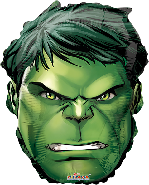 Download Avengers Assemble - Hulk Cartoon Face - HD Transparent PNG ...