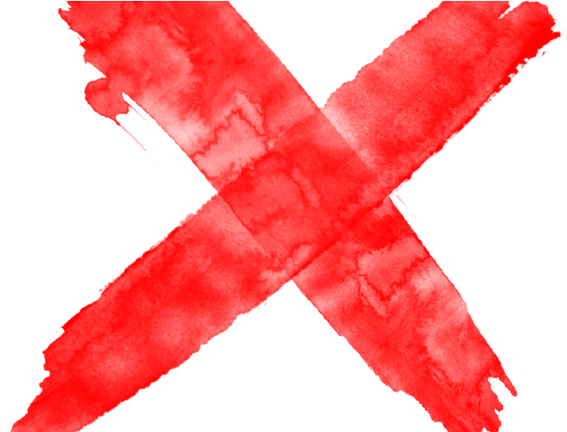 Download Red Cross Mark Clipart Icon Red - HD Transparent PNG - NicePNG.com