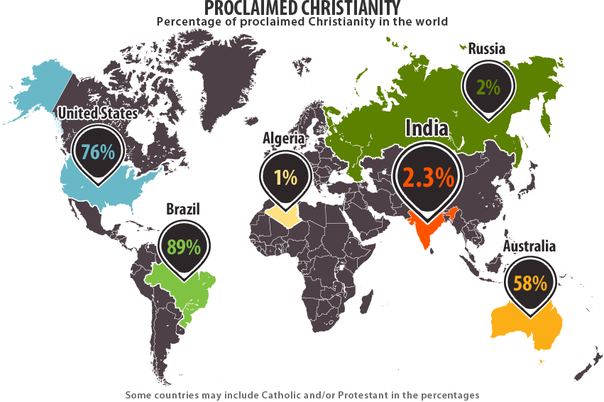 Download Christianity Map Infographic Micm - HD Transparent PNG ...