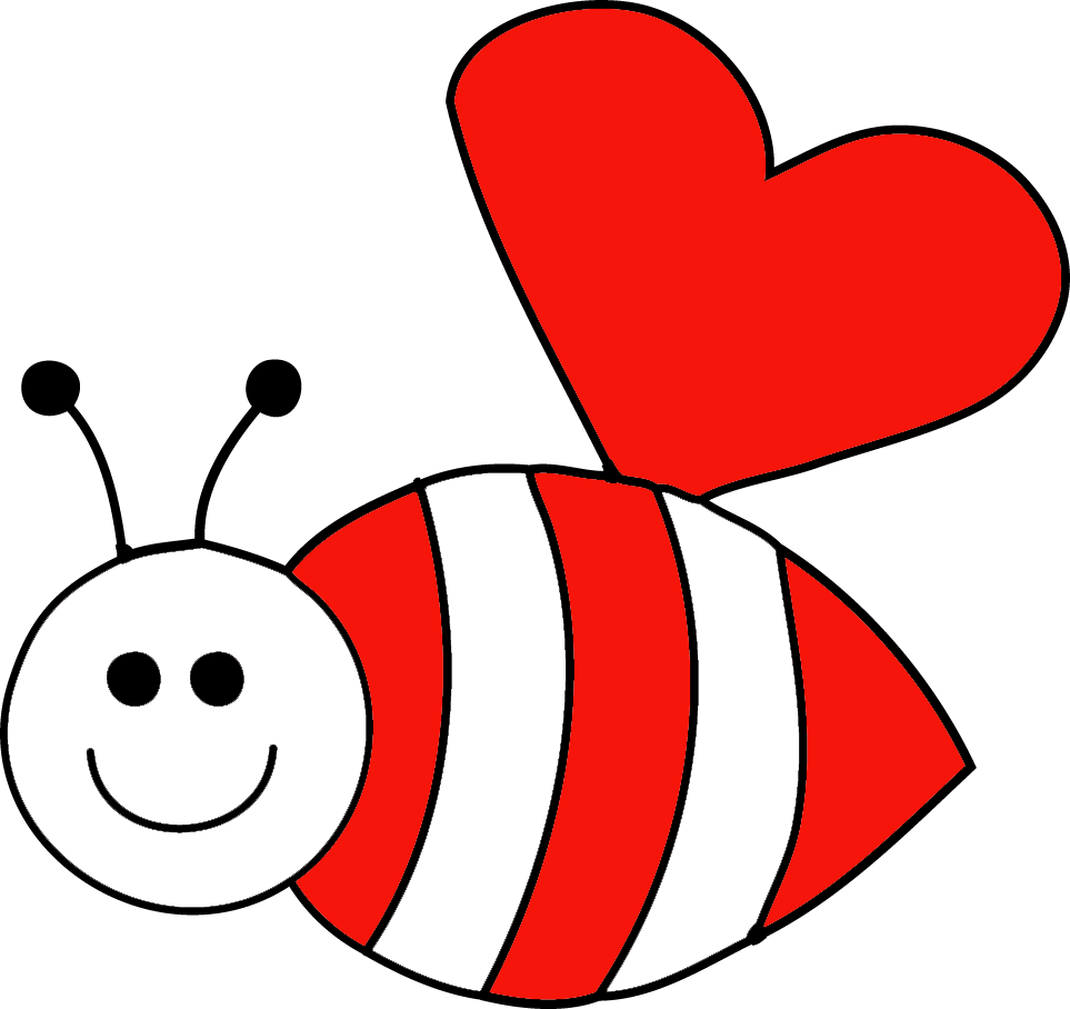 Download Valentine's Day Love Bees Clip Art - February Clip Art - HD ...
