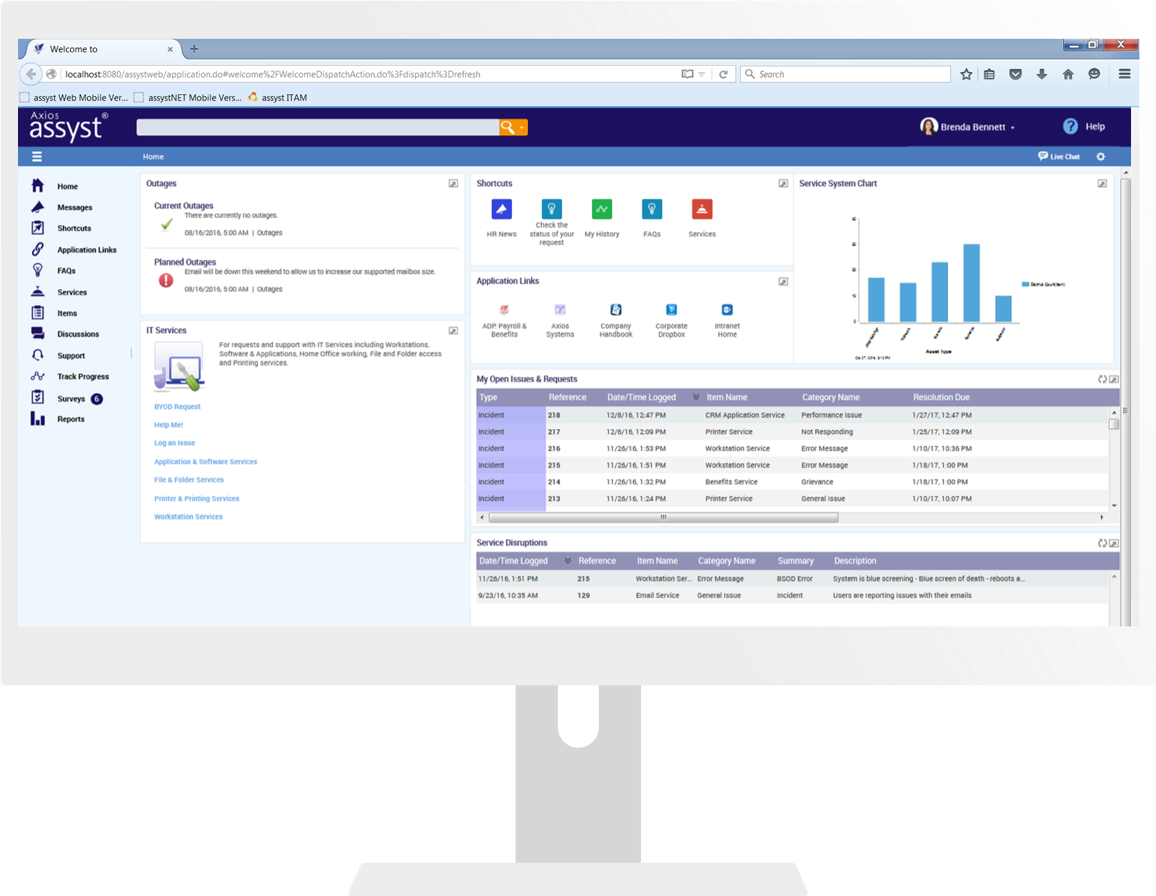 Download HD Itsm Service Desk Software Empower End Users 10 M18 ...