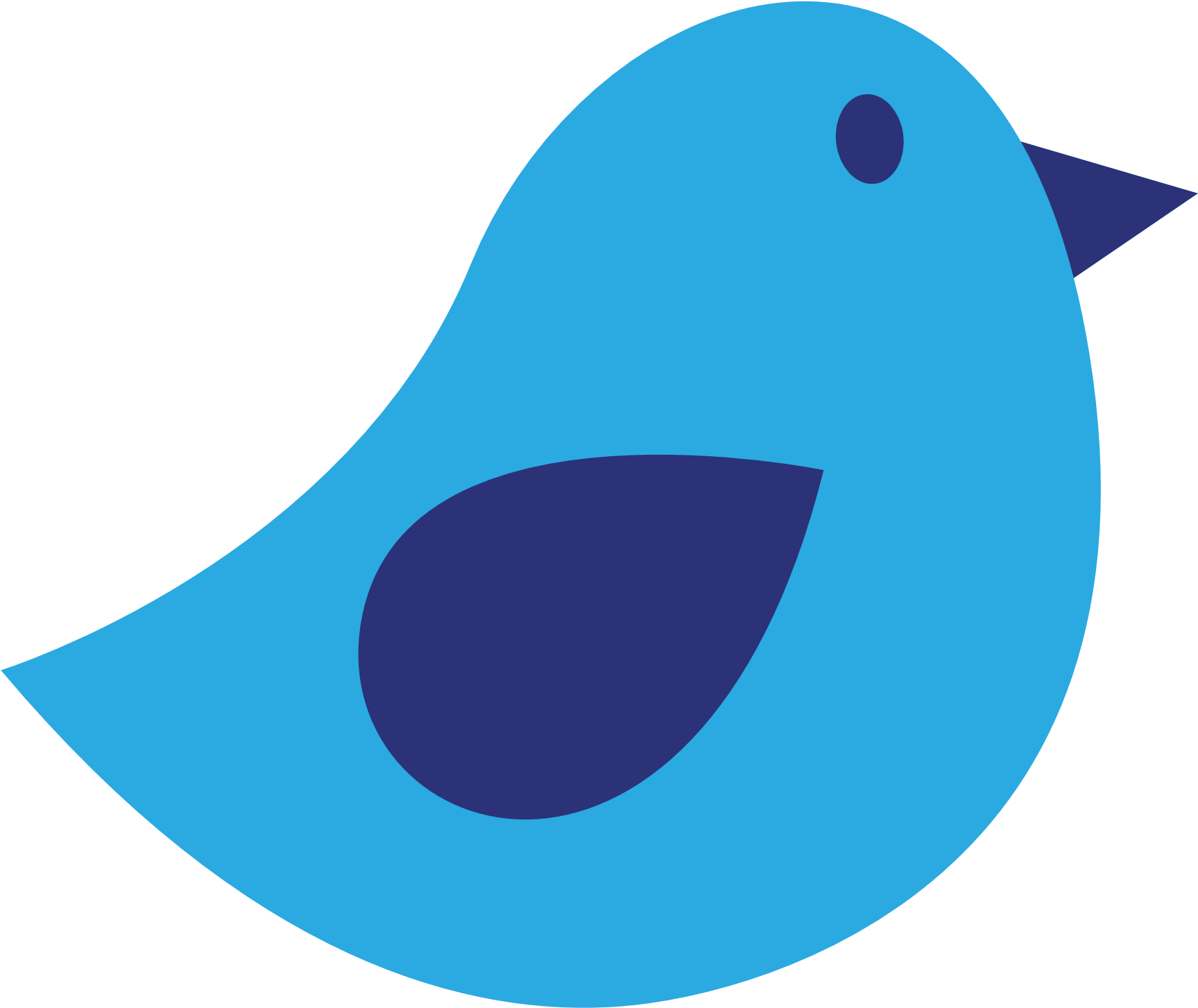 Download Bluebird Clipart Twitter - Cute Birds Vector Png - HD ...