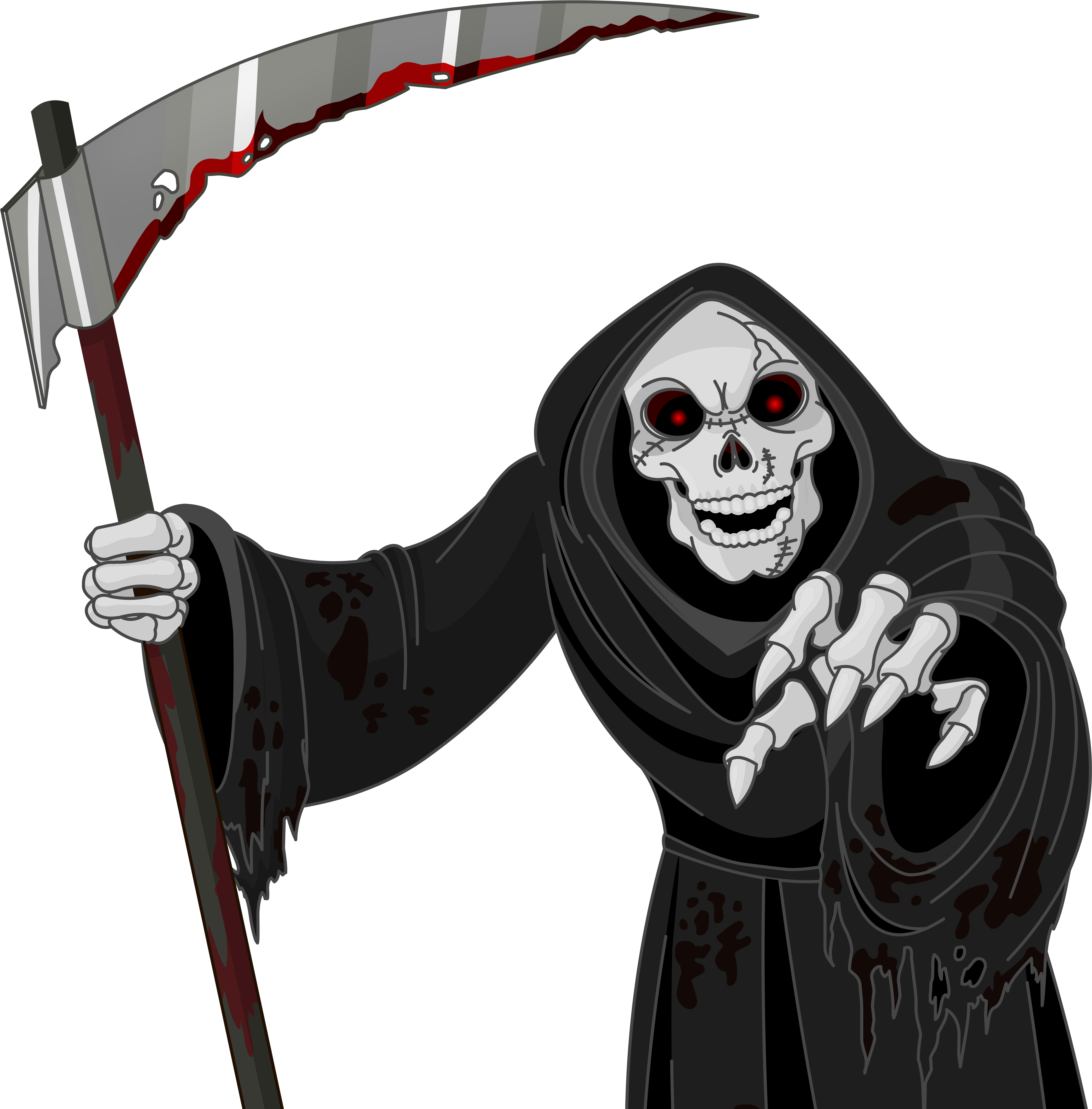 Download Skeleton - Grim Reaper Clipart - HD Transparent PNG - NicePNG.com