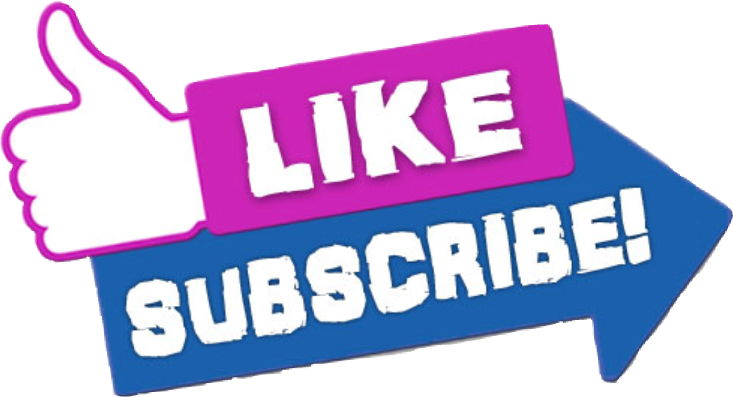 Download Youtube Sticker By Maria - Like And Subscribe Logo - HD ...