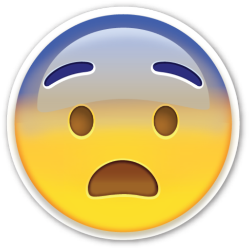 Download Fearful Emoji Png - Emoji Assustado Png - HD Transparent PNG ...