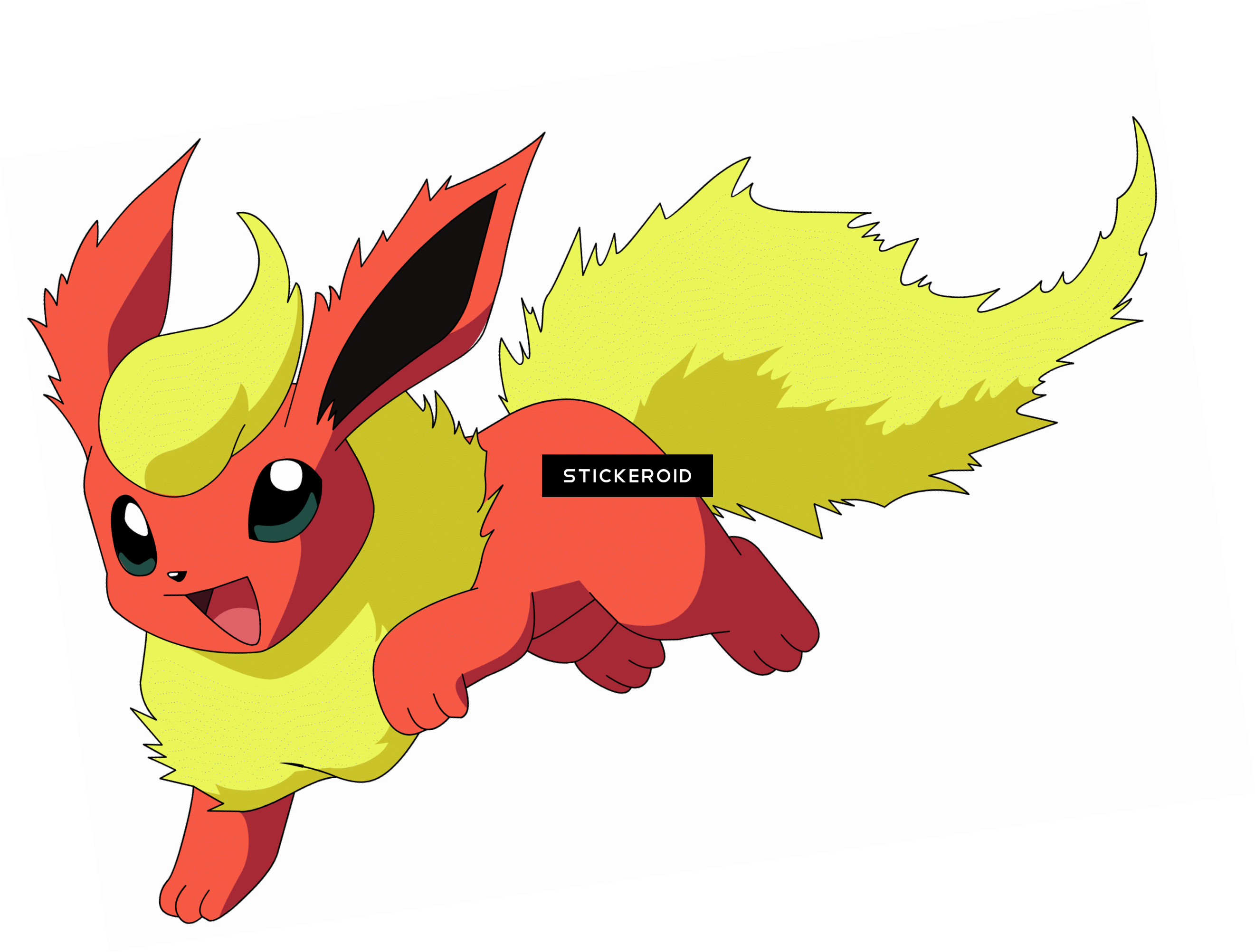 Download HD Flareon Pokemon Transparent PNG Image - NicePNG.com