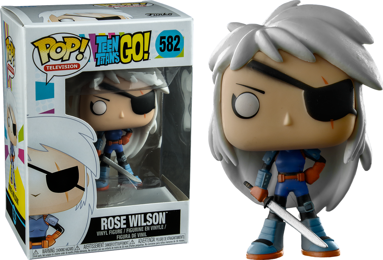 Download HD Teen Titans Go Rose Wilson Us Exclusive Pop Vinyl Figure ...