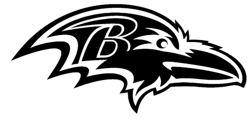Download Baltimore Ravens Black And White Logo - HD Transparent PNG ...