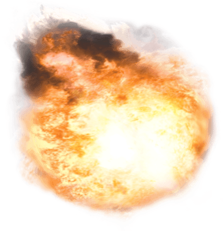 Download Fire Flame Explosion Effect Ftestickers - Flame - HD ...