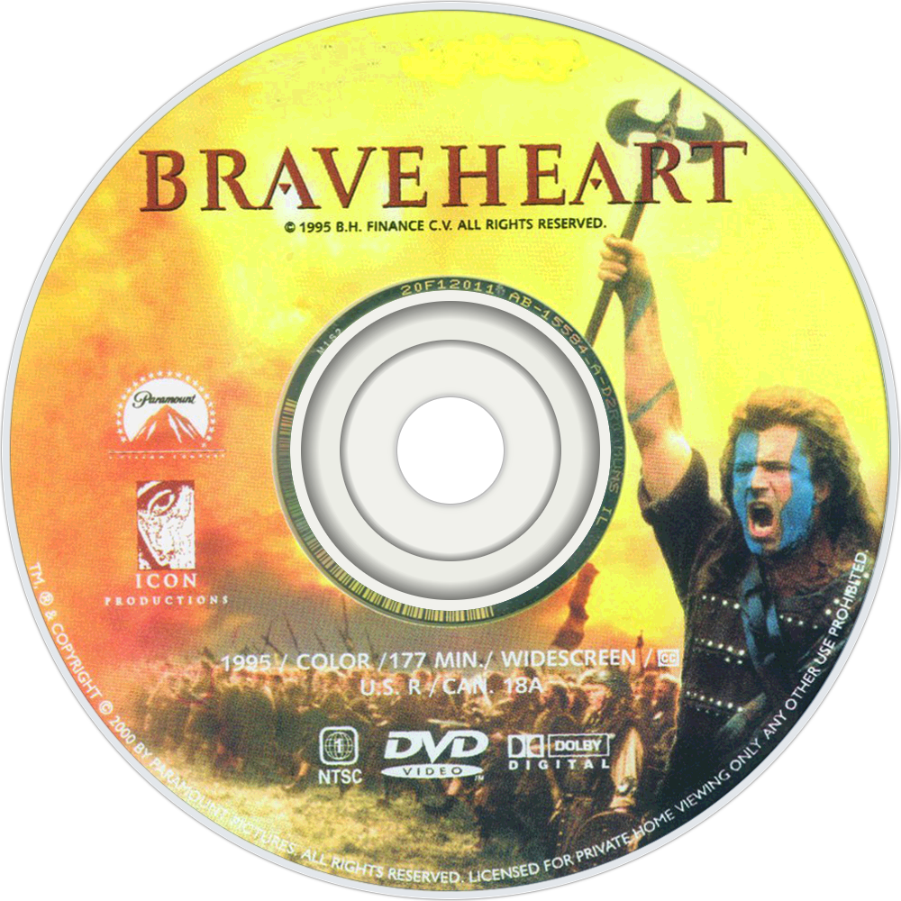 Download HD Braveheart Dvd Disc Image Transparent PNG Image - NicePNG.com