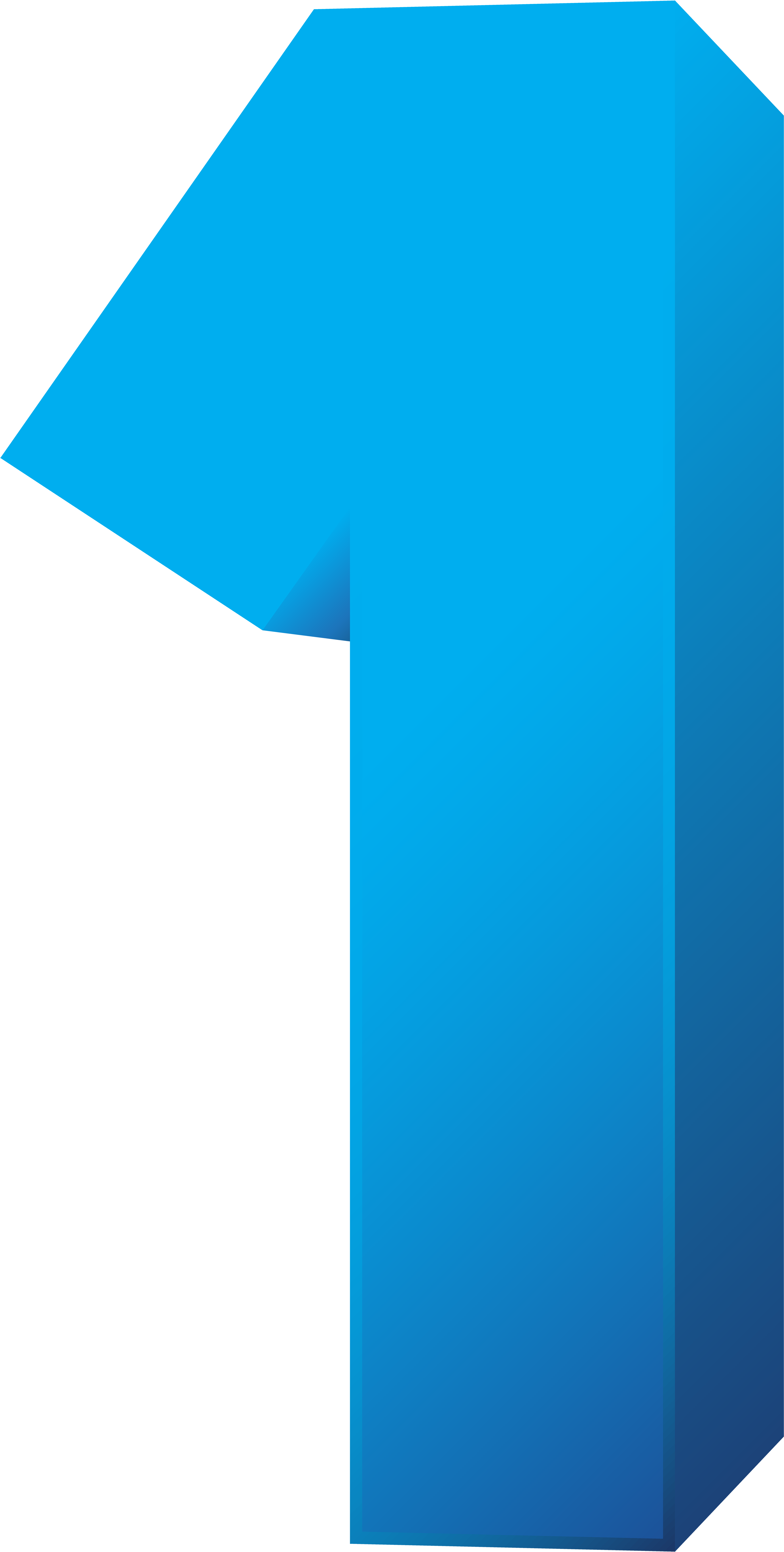 Download Blue Number One Transparent Png Clip Art Image - HD ...