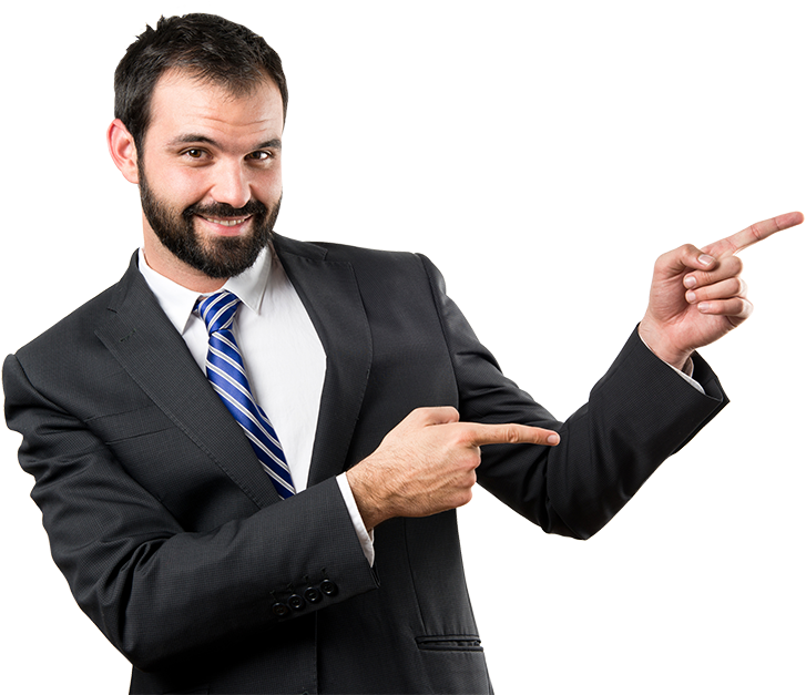 Download HD Business Man Png Pointing Transparent PNG Image - NicePNG.com
