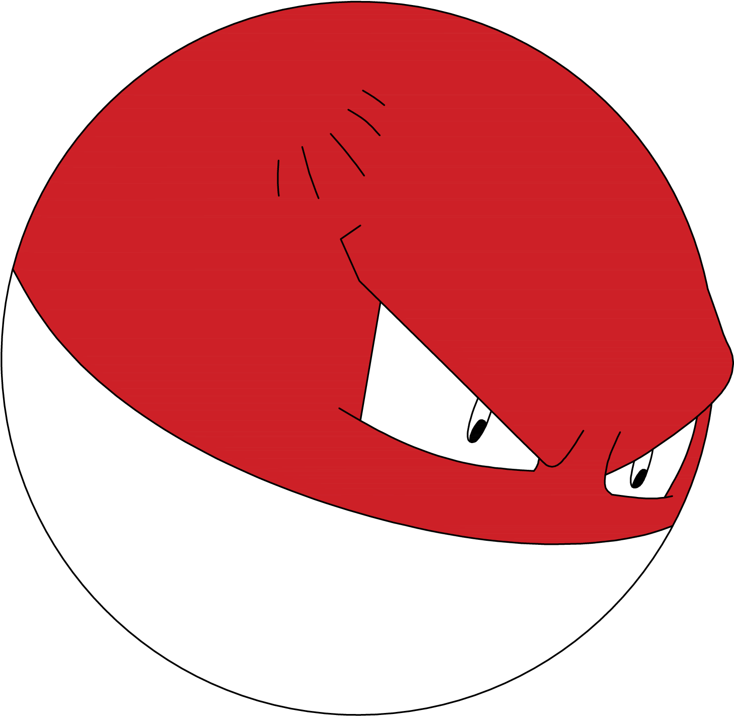 Download HD How To Draw Pokemon Voltorb Done And Colored Transparent ...