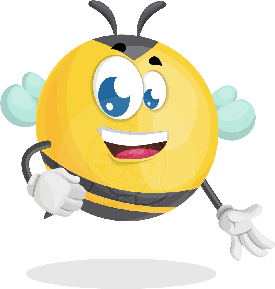 Download HD Bubble Bee Transparent PNG Image - NicePNG.com