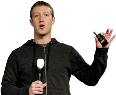 Download Mark Zuckerberg Presents - Standing - HD Transparent PNG ...