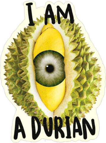 Download Epic Durian Stickers - Durian - HD Transparent PNG - NicePNG.com