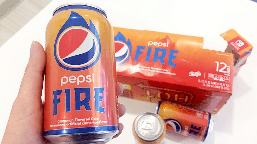 Download HD Pepsi Fire 12 Packs Only $1 - Junk Food Transparent PNG ...