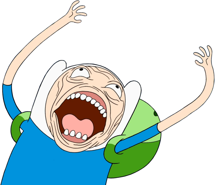 Download Adventure Time Face - HD Transparent PNG - NicePNG.com
