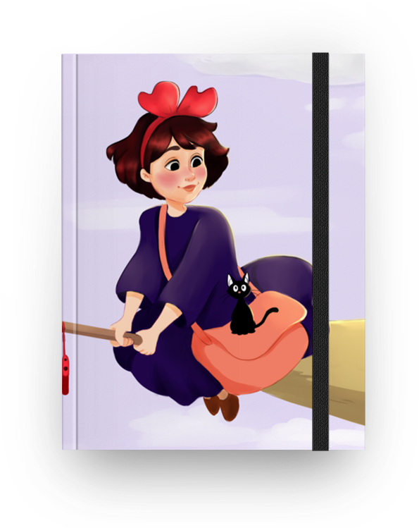 Download Caderno Kiki Delivery Service - Ghibli Museum - HD Transparent ...