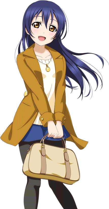 Download Umi Sonoda Sticker - Cartoon - HD Transparent PNG - NicePNG.com