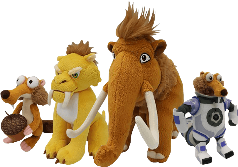 Download Diego, Sid, Manny And Scrat The Hilarious Animated - Stuffed ...