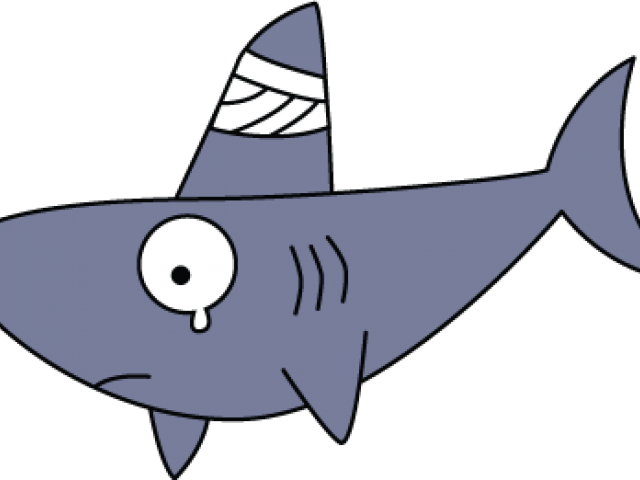 Download Sad Shark Cliparts - Cartoon - HD Transparent PNG - NicePNG.com