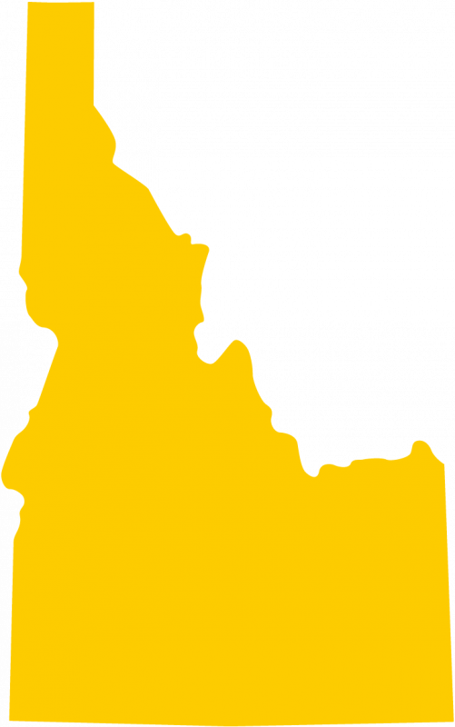 Download Image Result For Kansas State Outline - Idaho Shape - HD ...