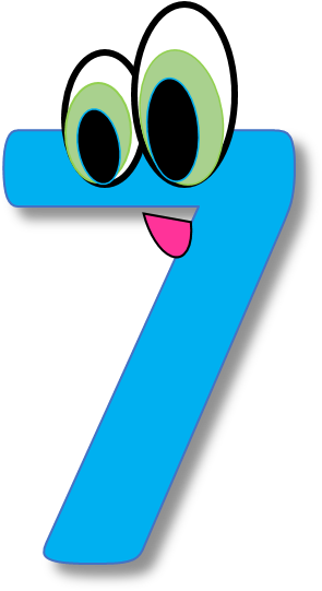 Download Numbers Clipart Seven - 7 Number Transparent Gif - HD ...